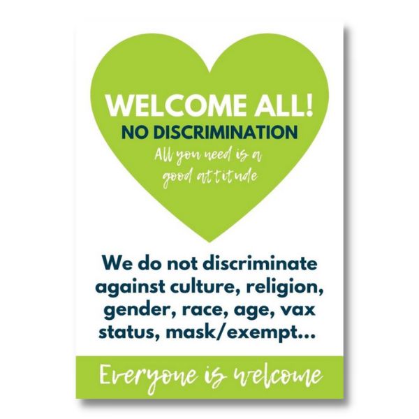 WELCOME ALL! Poster - Voices For Freedom