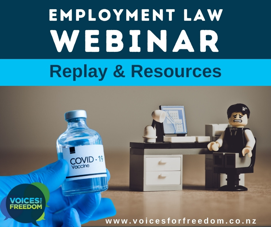 Employment Law Webinar & Resources - Voices For Freedom